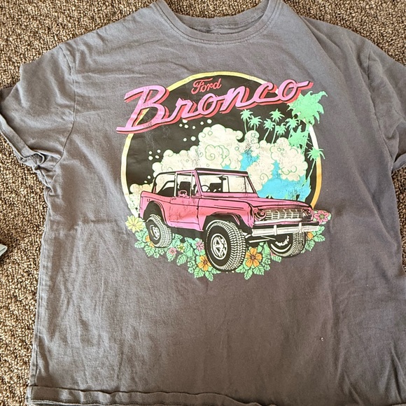 Target | Shirts & Tops | Target Kids Tshirt Gray With Pink And Green ...